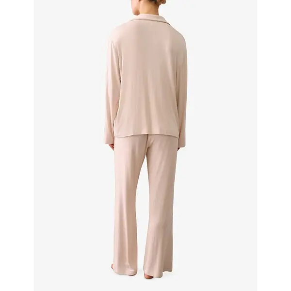 THE WHITE COMPANY Flat Rib Stretch-jersey Pyjamas