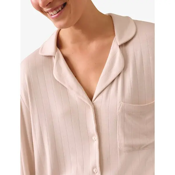 THE WHITE COMPANY Flat Rib Stretch-jersey Pyjamas