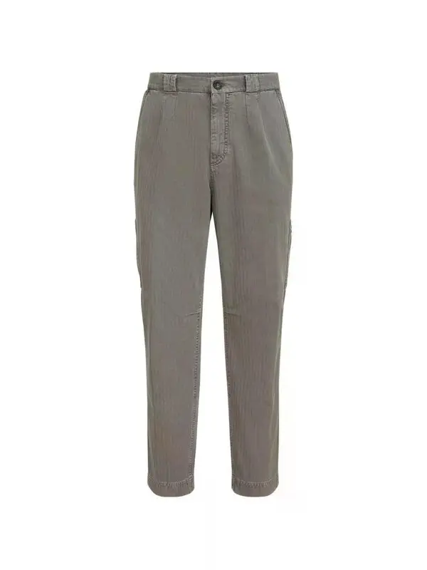 Brunello Cucinelli Cotton Chevron Cargo Trousers