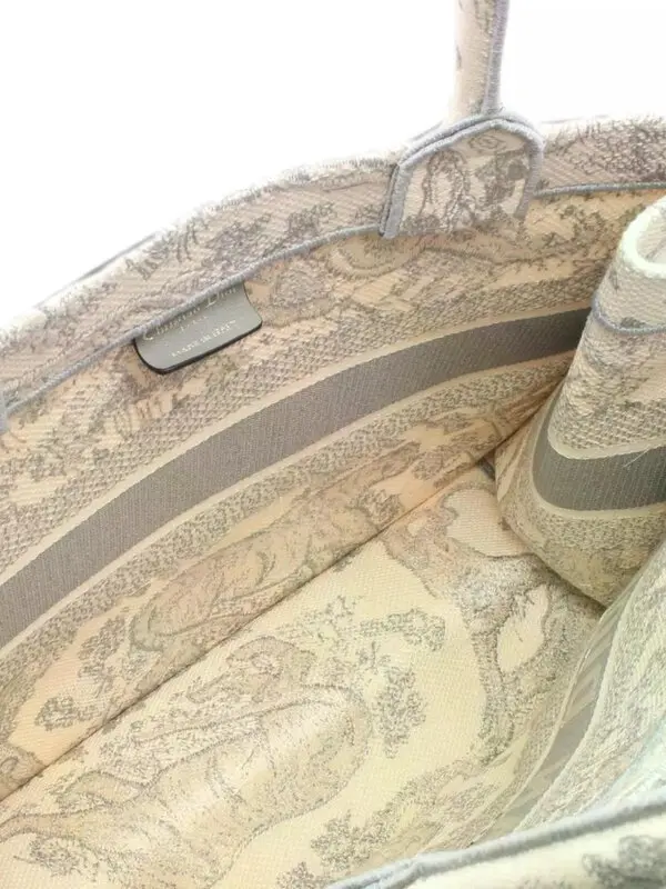 Dior Book Tote "toile De Jouy" Print