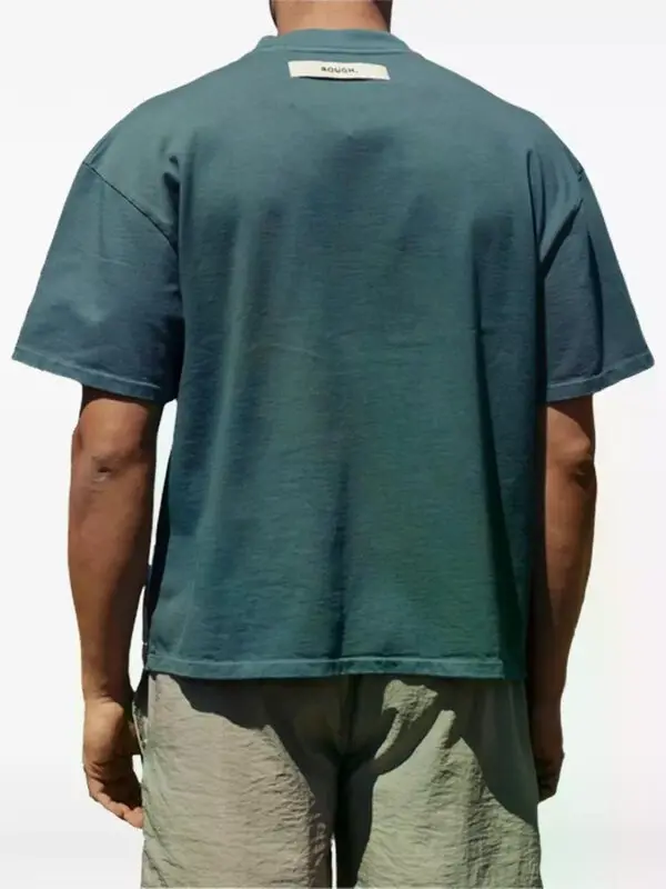 ROUGH. Water Logo-print Crew-neck T-shirt