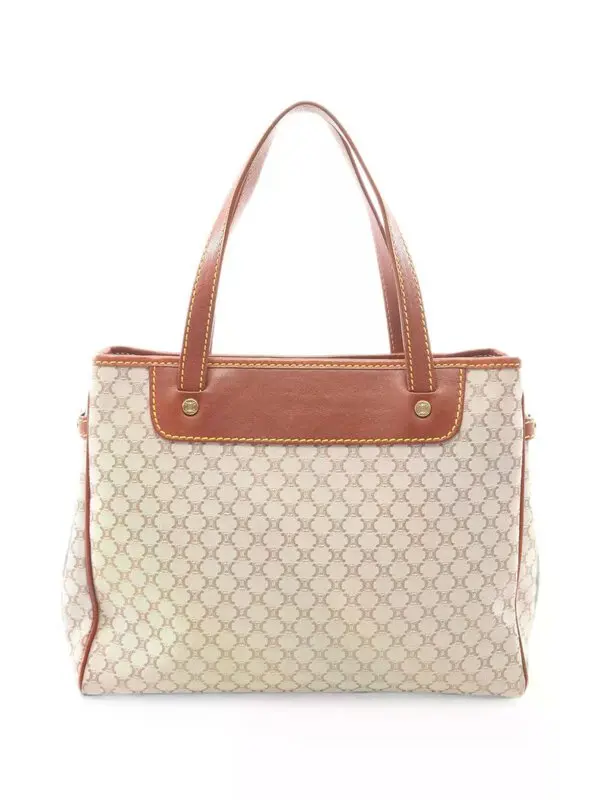 Celine 2000s Macadam Tote Bag - Neutrals