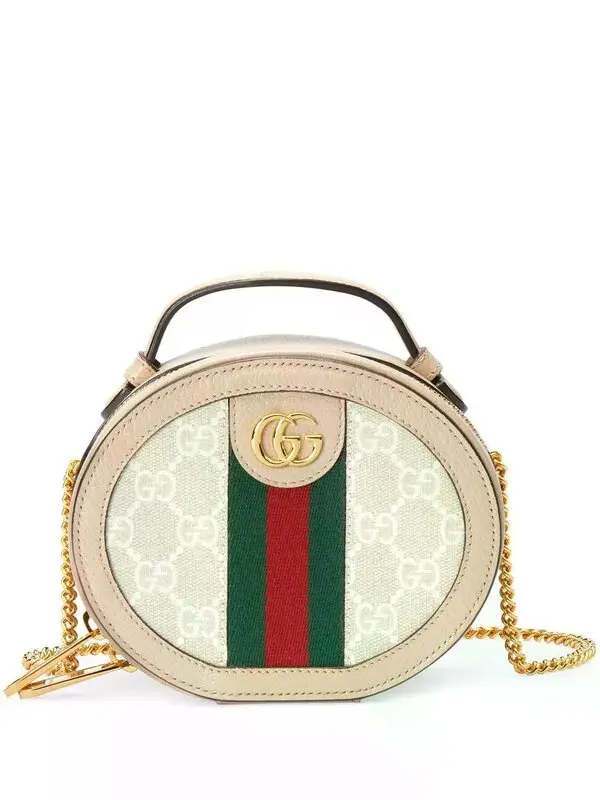 Gucci Mini Ophidia Chain Bag - Neutrals