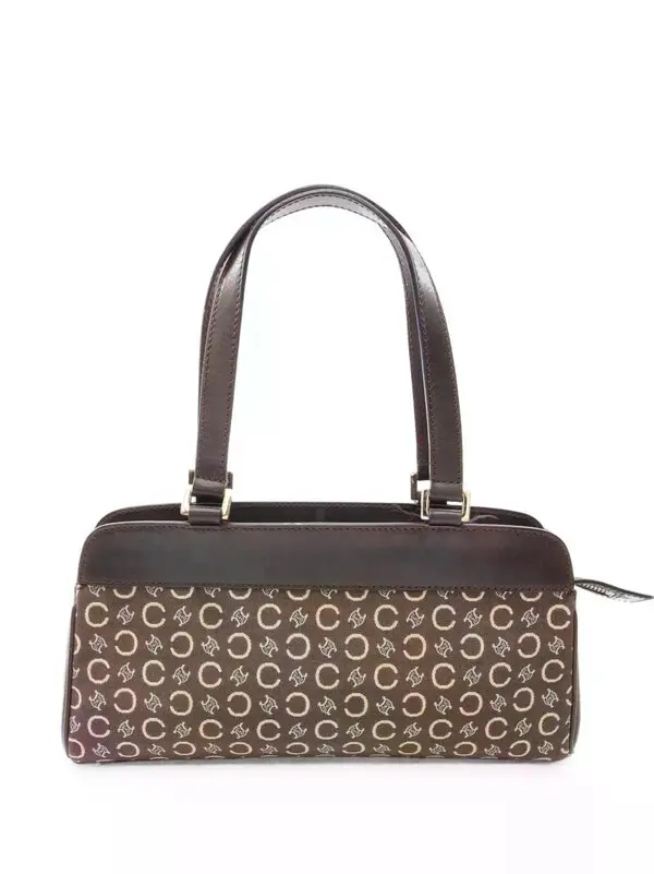 Celine 2010s C Macadam Tote Bag - Brown
