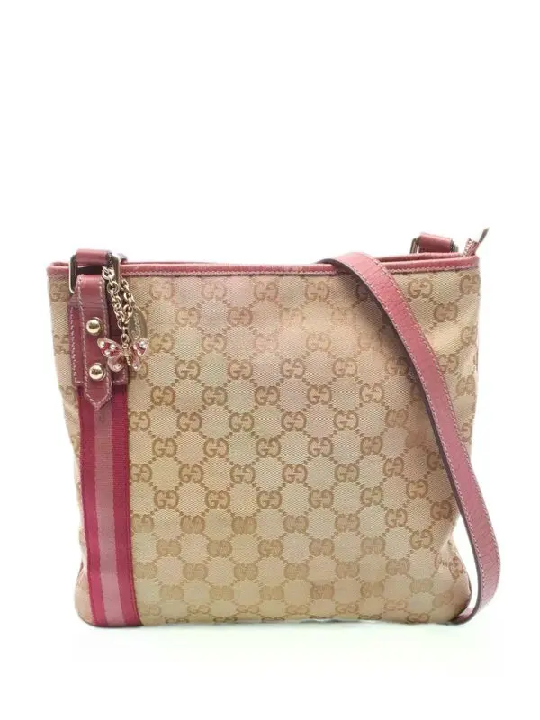 Gucci Gg Canvas Charm Shoulder Bag