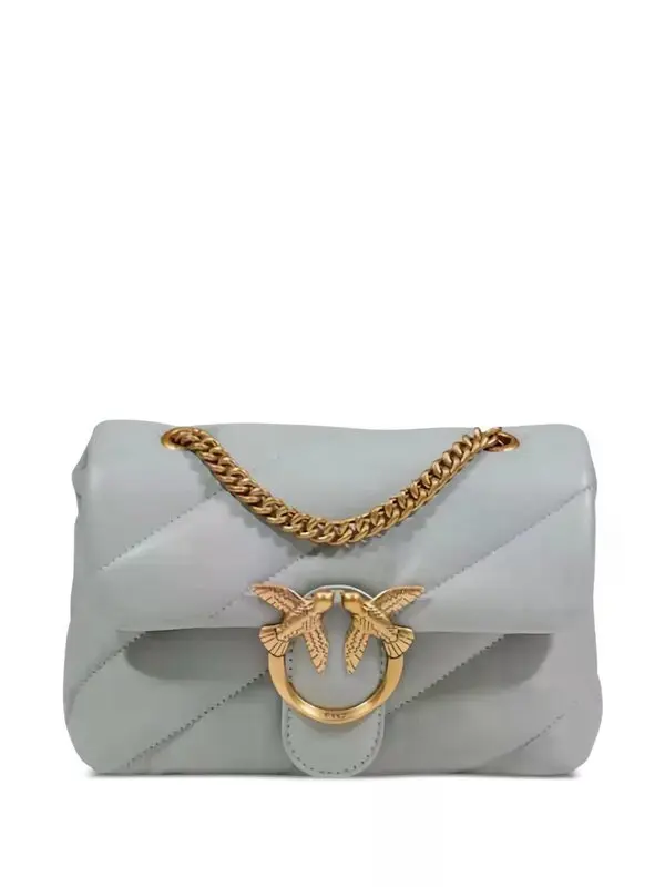 Pinko Mini Love Puff Quilted Shoulder Bag - Grey