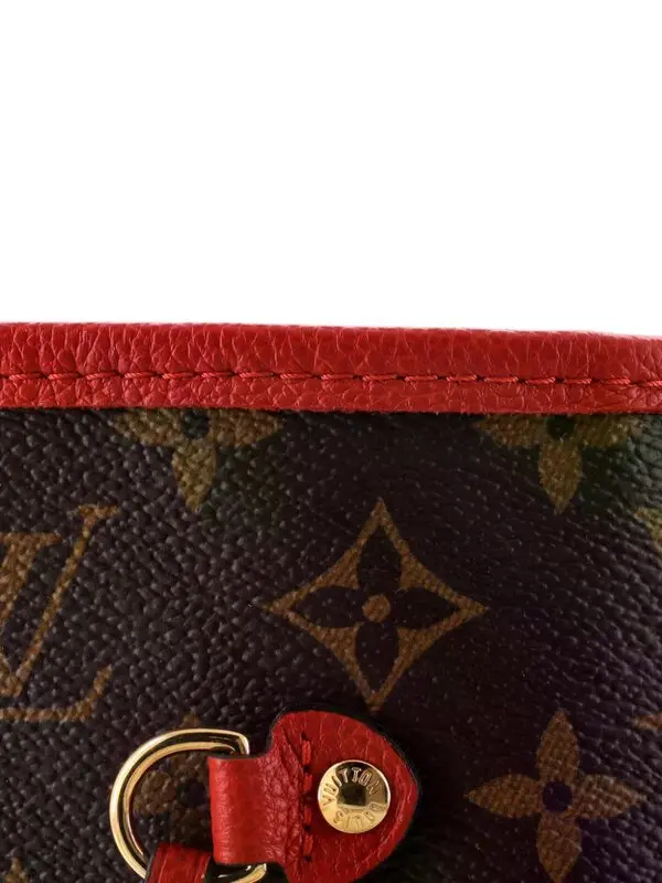 LOUIS VUITTON Neverfull Bandouliere Inside Out Monogram Canvas And Textile Mm Tote Bag - Brown