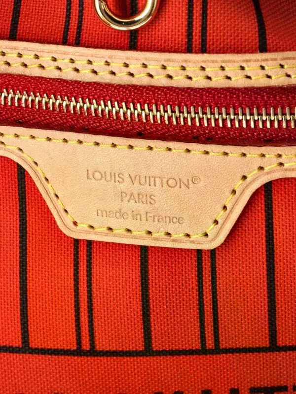 LOUIS VUITTON Neverfull Bandouliere Inside Out Monogram Canvas And Textile Mm Tote Bag - Brown