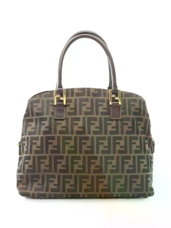 Fendi 2010s Zucca Tote Bag - Brown