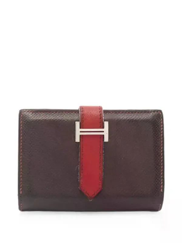 Hermès 2000s Mini Bearn Cardcase - Brown