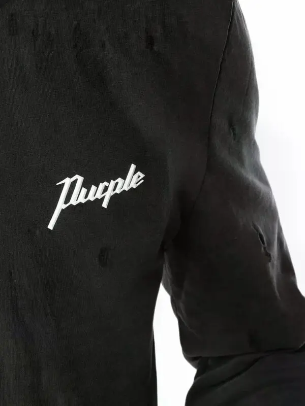PURPLE BRAND Distressed Hoodie