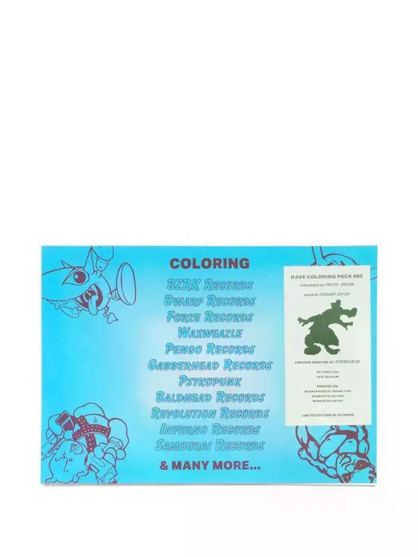 ANTENNE BOOKS Rave Coloring Pack
