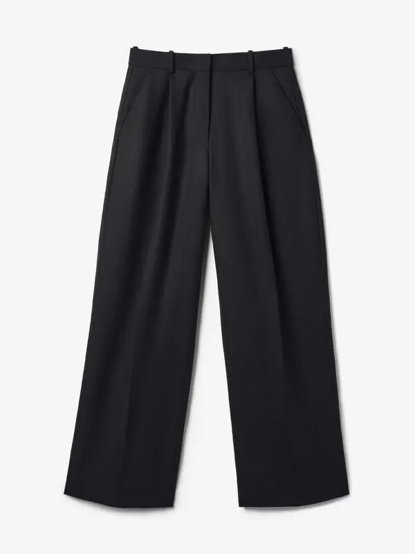 HOUSE OF DAGMAR Relaxed Wool Trousers