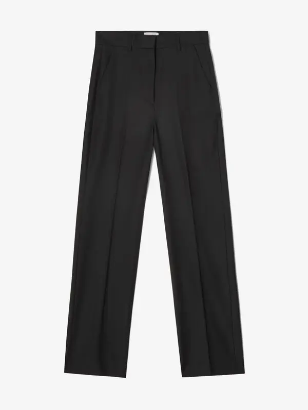 HOUSE OF DAGMAR Rose Wool Trousers