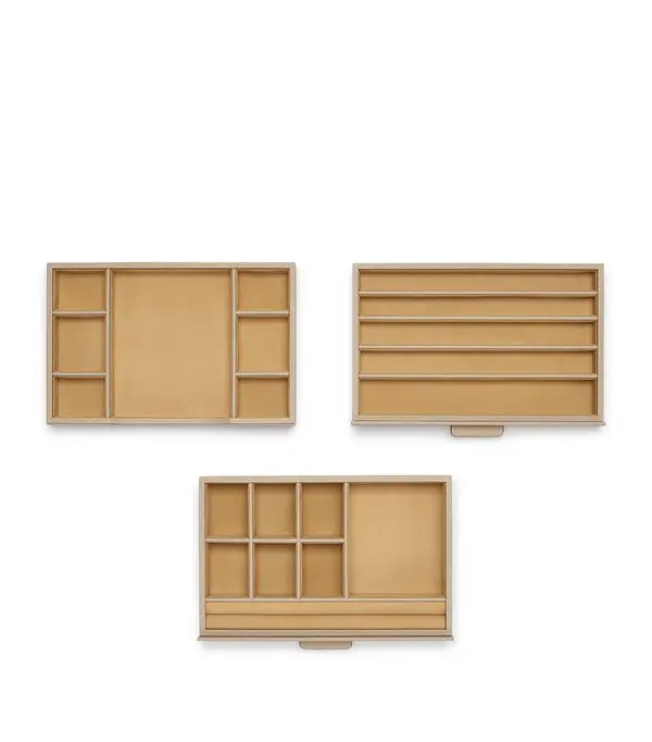 Smythson Leather Panama Jewellery Box