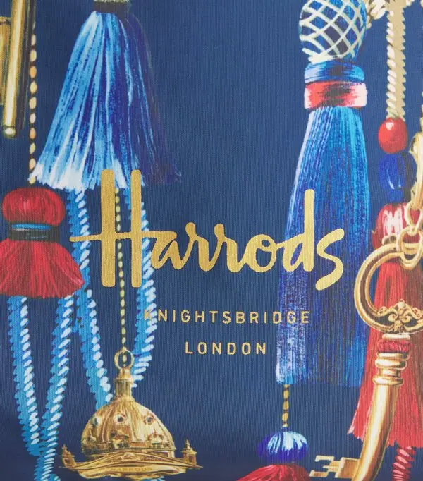 Harrods Tassels Pocket Shopper Bag
