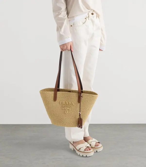 Prada Crochet Tote Bag