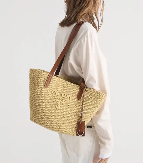 Prada Crochet Tote Bag