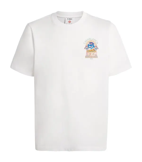 Casablanca Organic Cotton Egyptian L'arche T-shirt