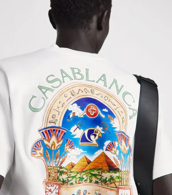 Casablanca Organic Cotton Egyptian L'arche T-shirt