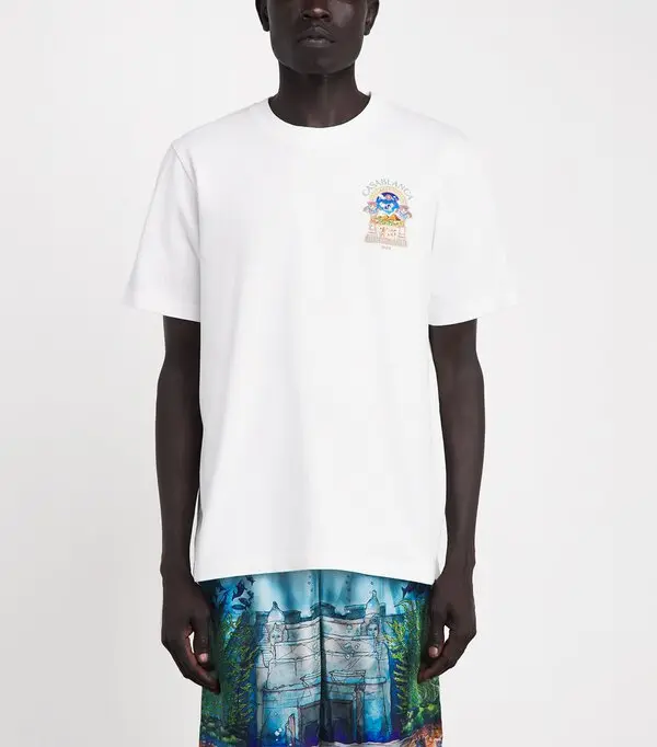 Casablanca Organic Cotton Egyptian L'arche T-shirt