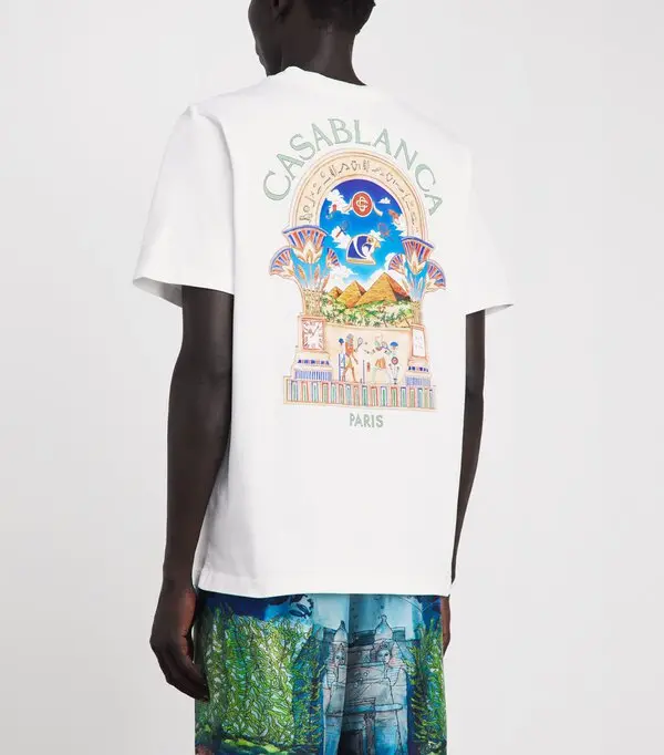 Casablanca Organic Cotton Egyptian L'arche T-shirt