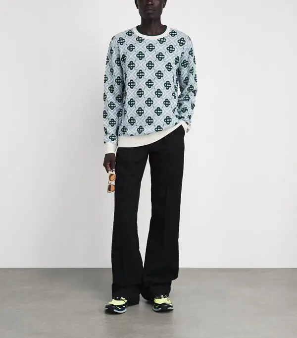 Casablanca Wool Monogram Sweater