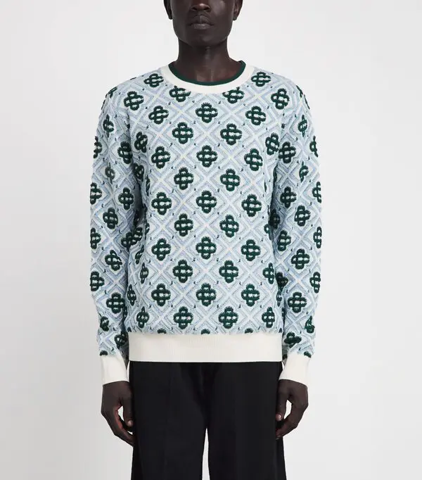 Casablanca Wool Monogram Sweater