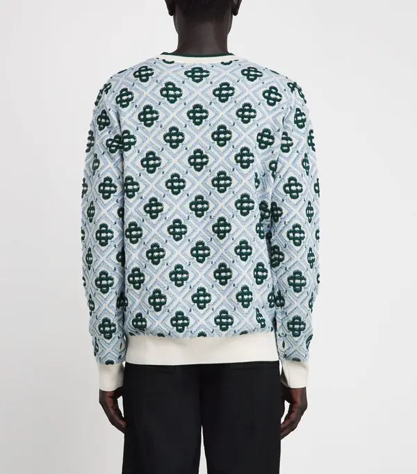 Casablanca Wool Monogram Sweater