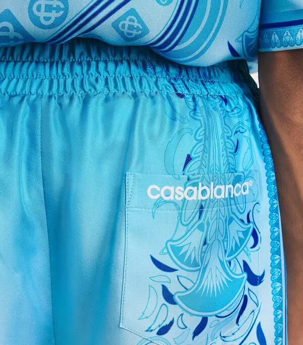 Casablanca Silk Egyptian Rug Shorts