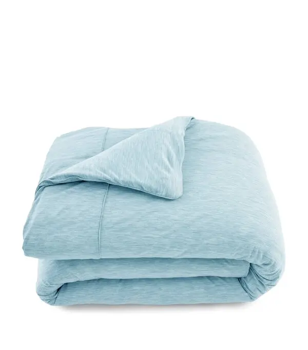SHELEP Merino Jersey Super King Duvet Cover - Blue