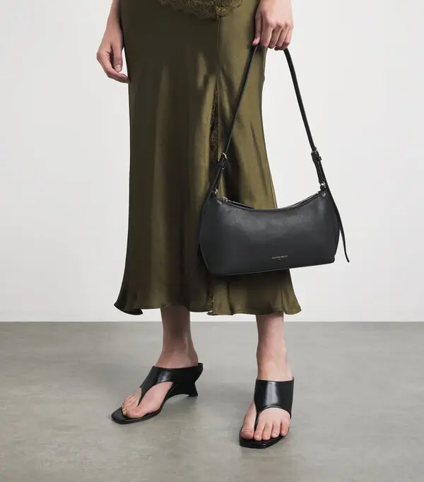 Claudie Pierlot Leather Shoulder Bag