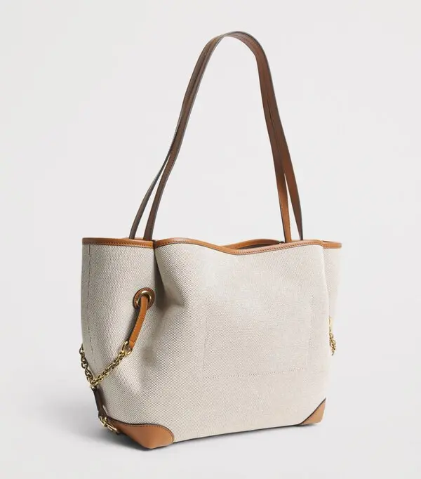 Chloé Canvas Clover Carry Tote Bag