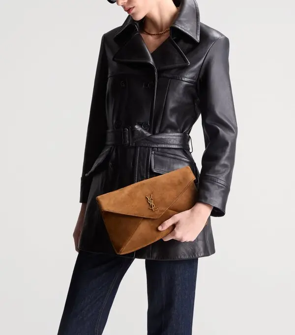 Saint Laurent Large Cassandre Envelope Pouch
