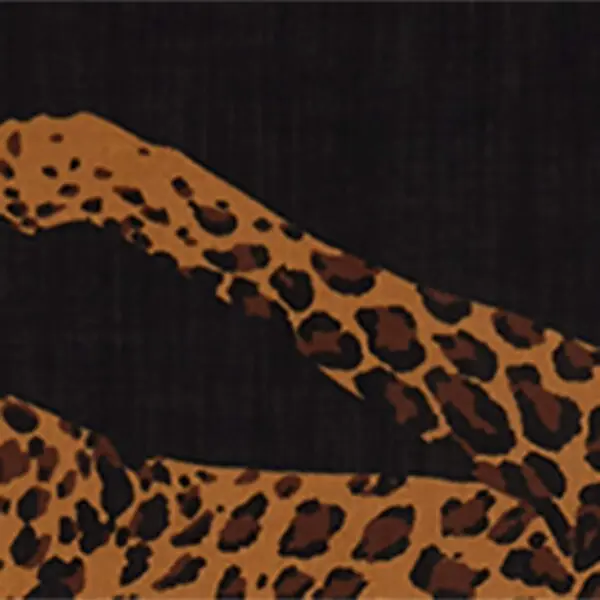 Saint Laurent Wool Leopard Stole