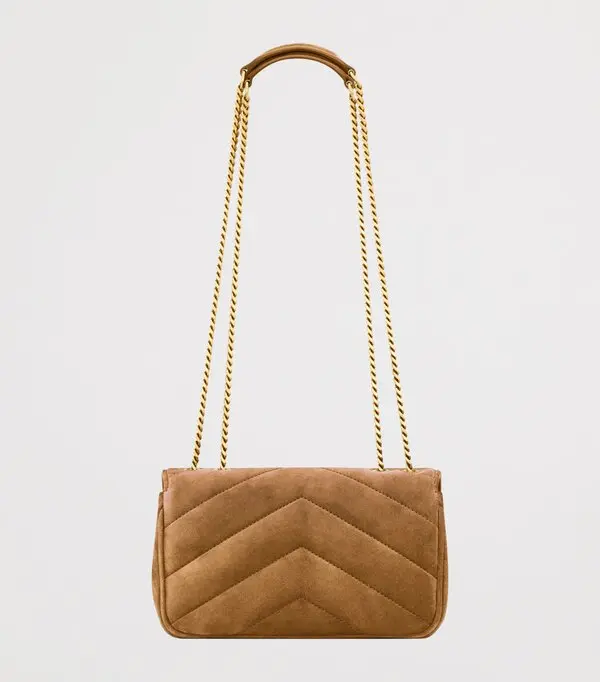 Saint Laurent Suede Loulou Shoulder Bag