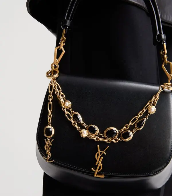 Saint Laurent Enamelled Cabochon Cassandre Bag Chain