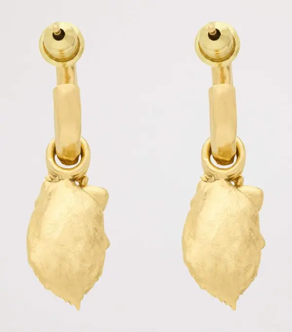Saint Laurent Cassandre Floral Earrings