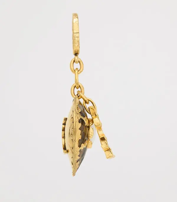 Saint Laurent Cassandre Heart Bag Charm