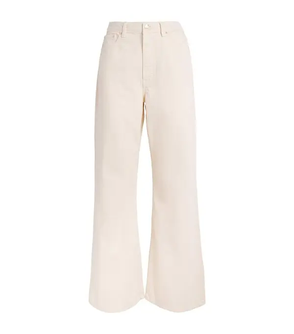 Claudie Pierlot High-rise Flared Jeans - White