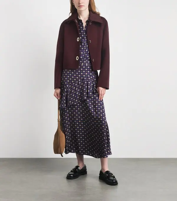 Claudie Pierlot Wool-blend Corduroy Jacket