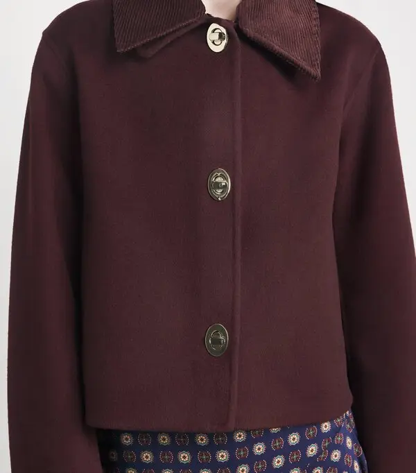 Claudie Pierlot Wool-blend Corduroy Jacket