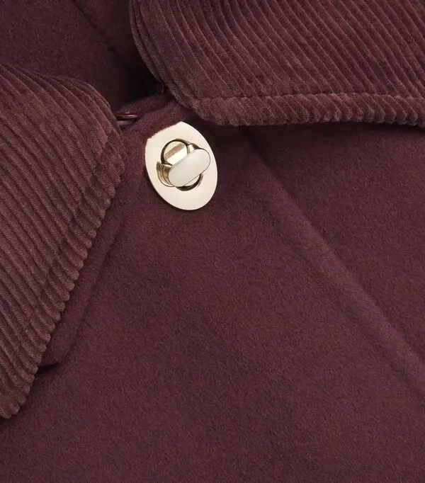 Claudie Pierlot Wool-blend Corduroy Jacket