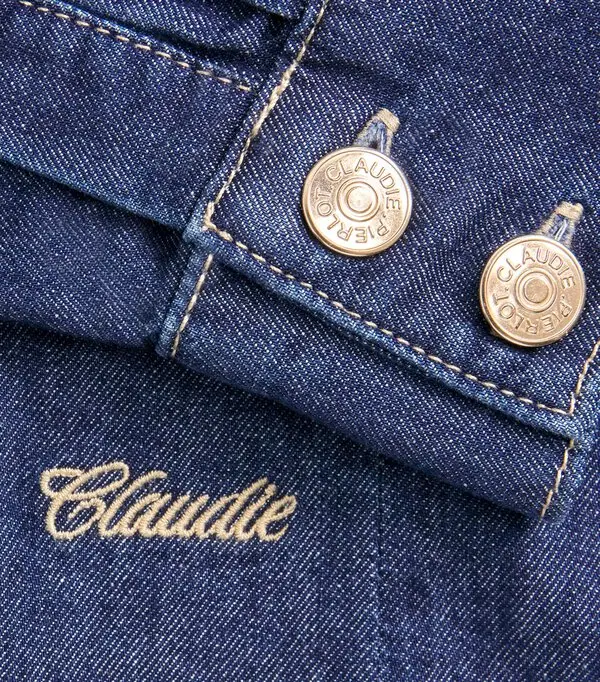 Claudie Pierlot Denim Shirt With Patch Pockets