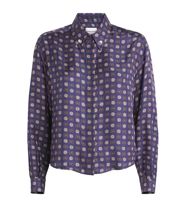 Claudie Pierlot Silk Printed Shirt
