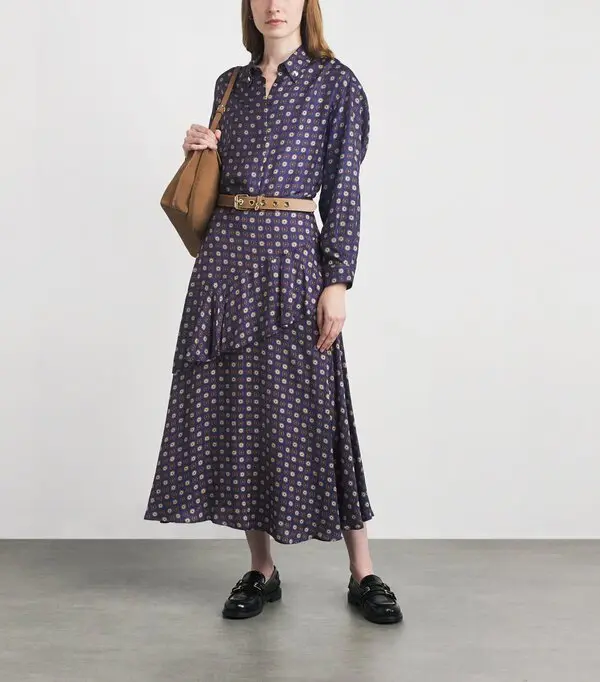 Claudie Pierlot Silk Printed Shirt