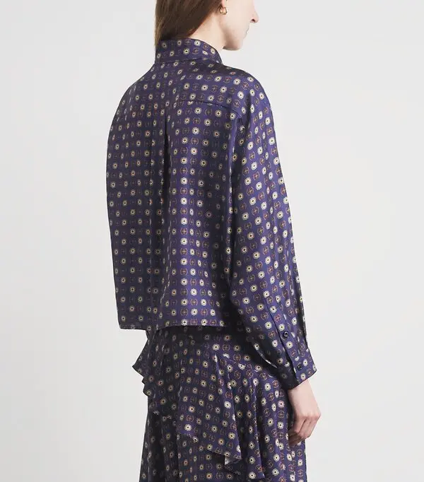 Claudie Pierlot Silk Printed Shirt