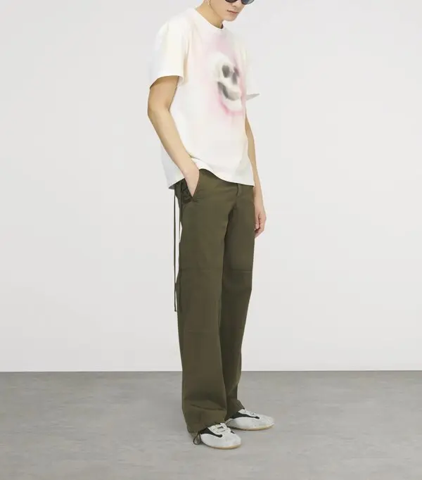 Alexander McQueen Airbrushed Skull T-shirt