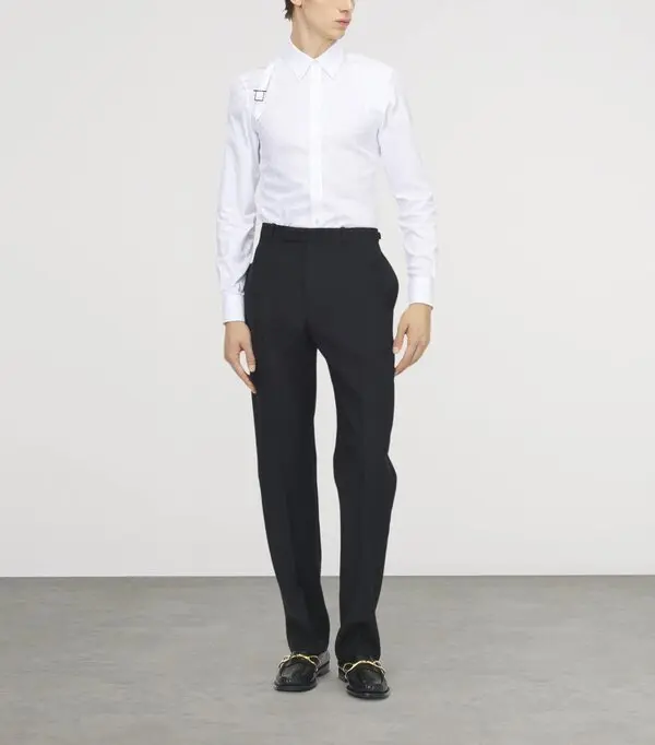 Alexander McQueen Wool-mohair Trousers