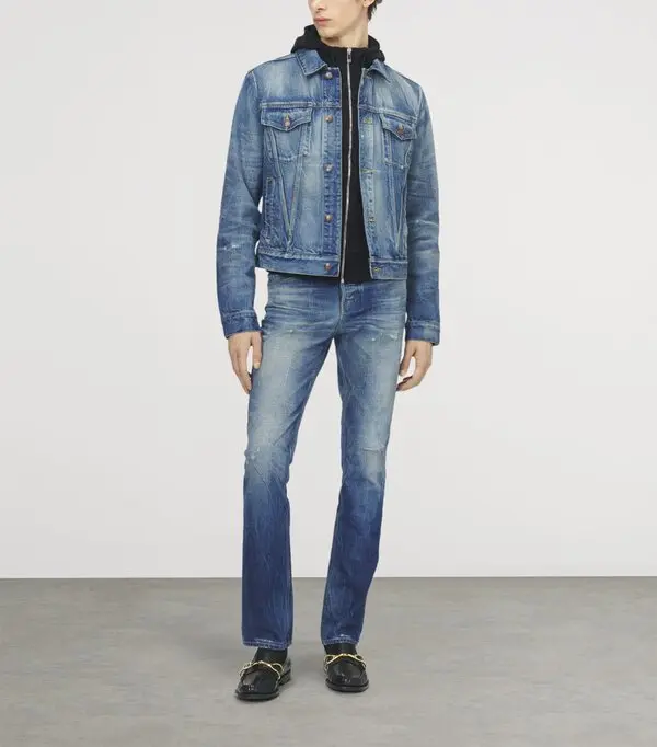Alexander McQueen Distressed Slim Jeans